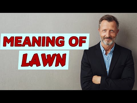 Lawn | Meaning of lawn