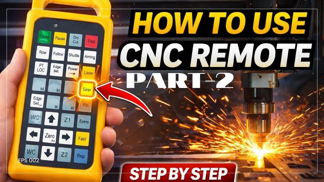 How to Use Laser Remote controller [Part#2] #cnc#laser  