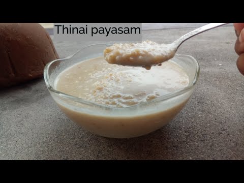 Thinai payasam/foxtail millet kheer/dessert/healthy recipe/thinai vellam payasam/Indian desserts
