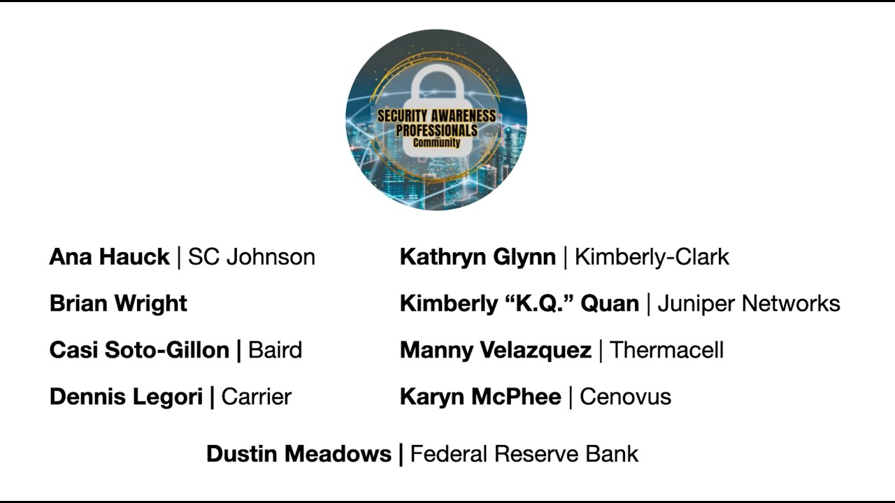 Employee Cybersecurity Engagement and Training webinar | Aware Force