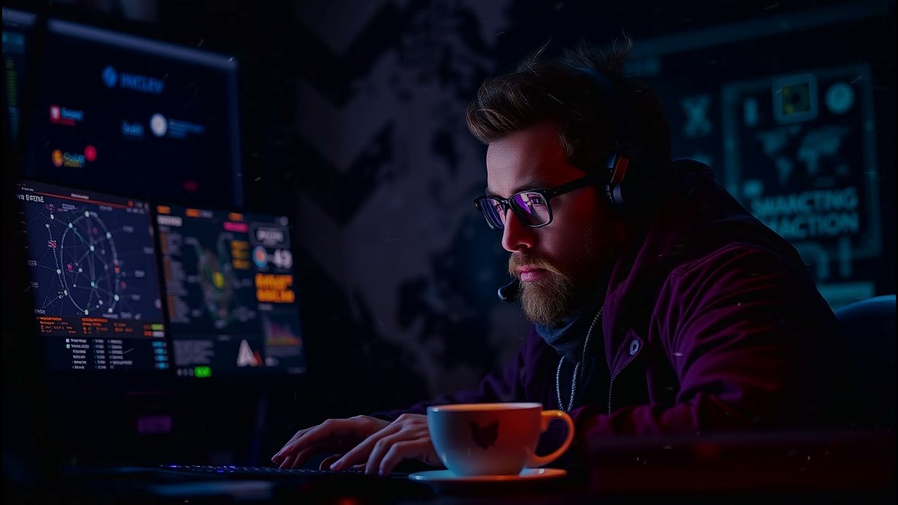 Elite Network Engineer Focus Music 🔵 Deep Work & Concentration | Data Center Ambience | 24/7 Study