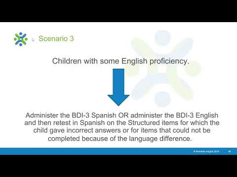 BDI-3 Spanish Overview
