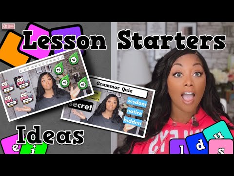 Lesson Starter Ideas Using Keynote and imovie || New and Trainee Teachers
