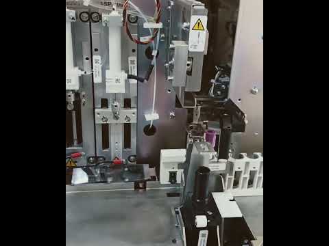 This is how hematology analyzer with autoloader for auto- sampling running works. Mindray BC 5380.