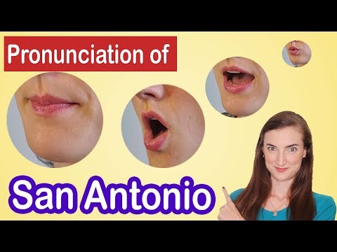 How to pronounce San Antonio, American English Pronunciation Lesson