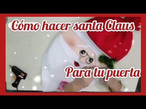 c贸mo hacer a pap谩 Noel colgante 馃巺#videos #viral #youtuber #reciclaje #homedecor
