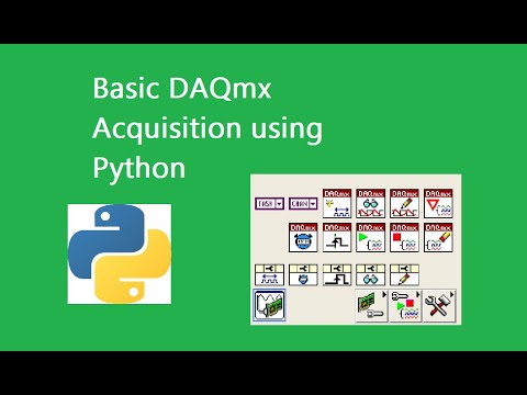 Basic DAQmx AI Acquistion Using Python