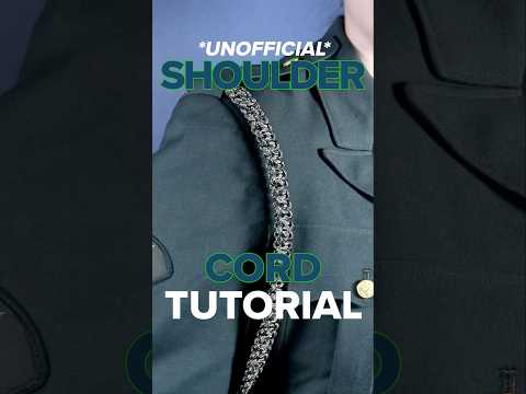 How to Make Military Shoulder Cords Using Paracord 🫡