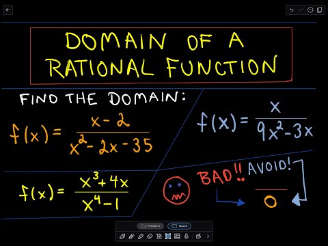 ❖ Rational Functions and Domain ❖