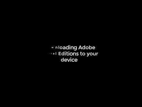 Downloading Adobe Digital Editions ADE