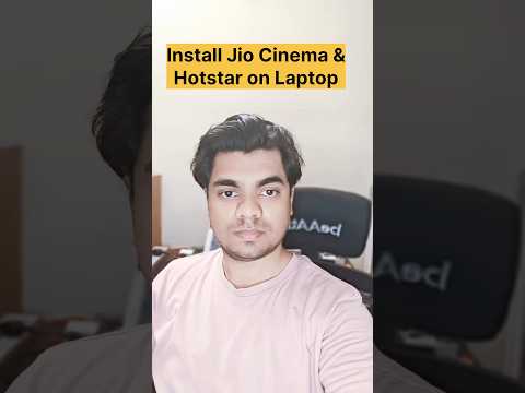 Install Jio Cinema and Hotstar in your Laptop using simple trick #pc #tipsandtricks #jio #hotstar