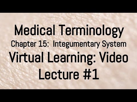 Medical Terminology | Virtual Learning Chapter 15 Video Lecture #1