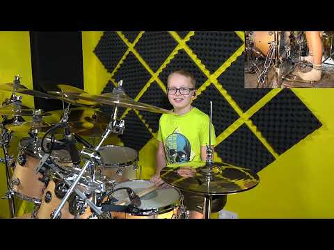 Rise Against - Prayer Of The Refugee - Drum Cover Playthrough by Nikodem Hodur Age 11