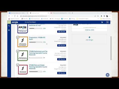 FPSB Learning portal -Part 1