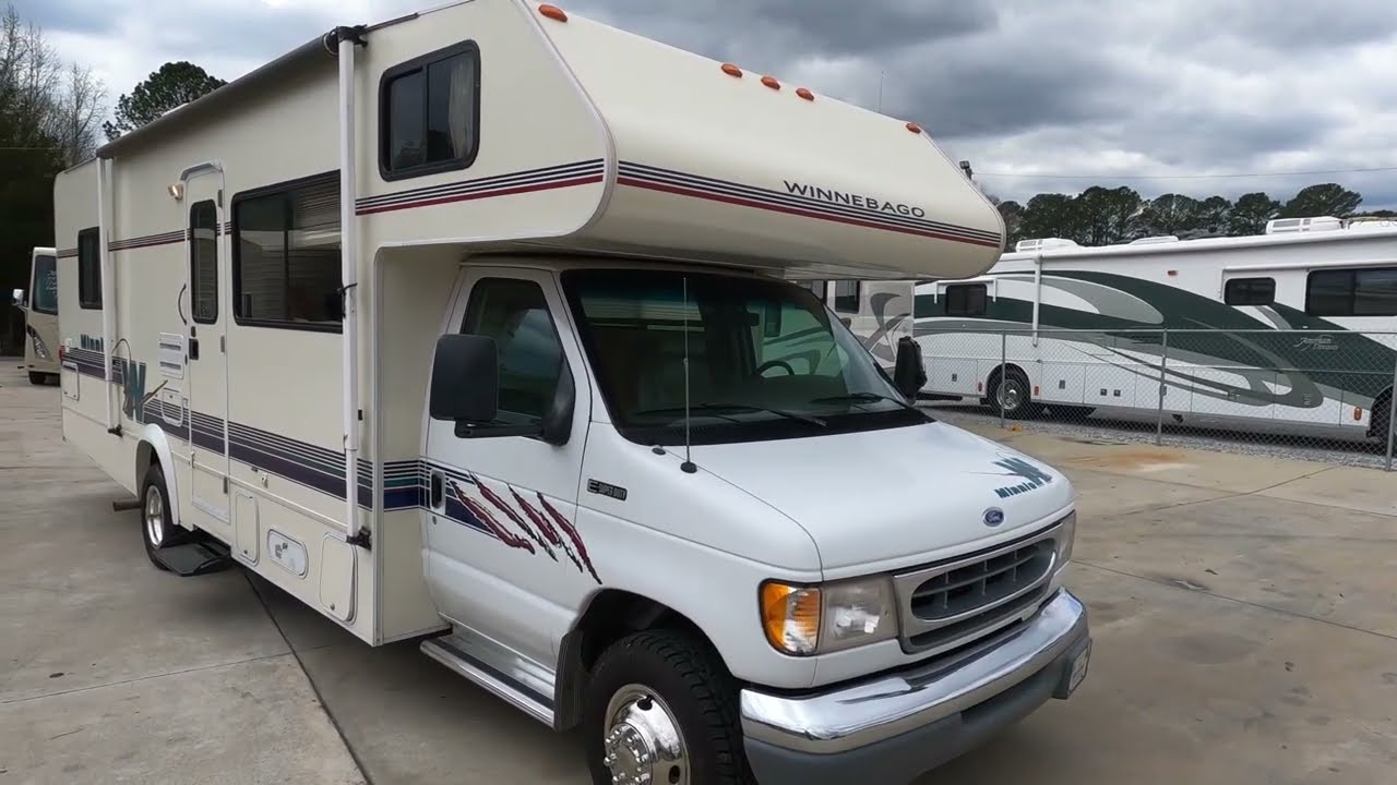 SOLD! 1997 Winnebago Minnie 29RQ Retro Class C, 59K Miles, Sleeps 7, AWESOME RV!! $19,900