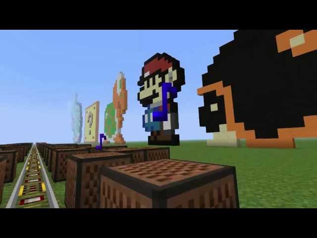 Mario Brothers Music Train Minecraft Map