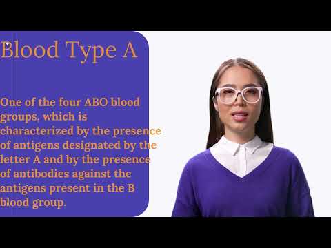 Medical Term Practice: Blood Type A"