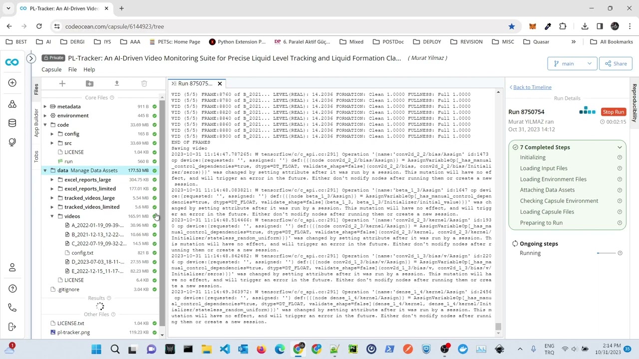 0-) Running the Code Capsule