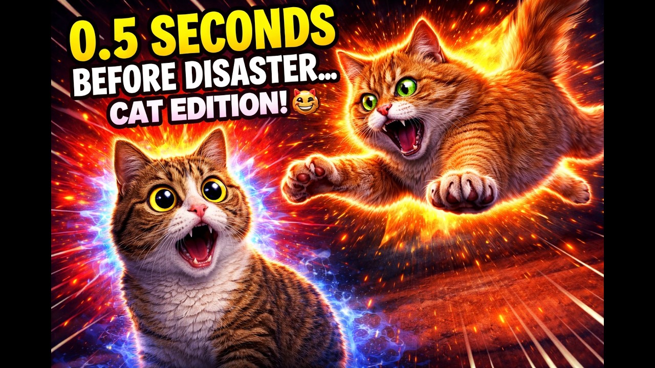 0,5 Seconds Before Disaster… Cat Edition! 😹