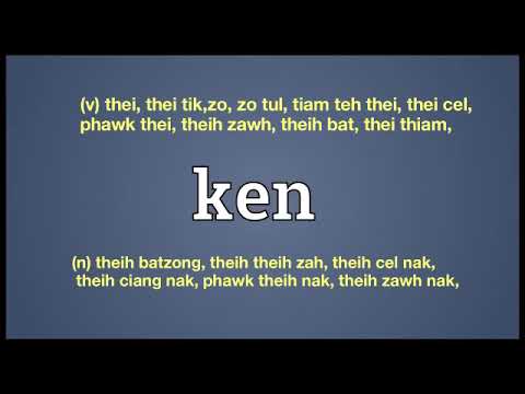 ken meaning in English Ngawn