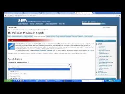 Using the TRI P2 Data Tool