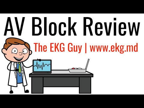 AV Block Review on EKG / ECG l The EKG Guy - www.ekg.md