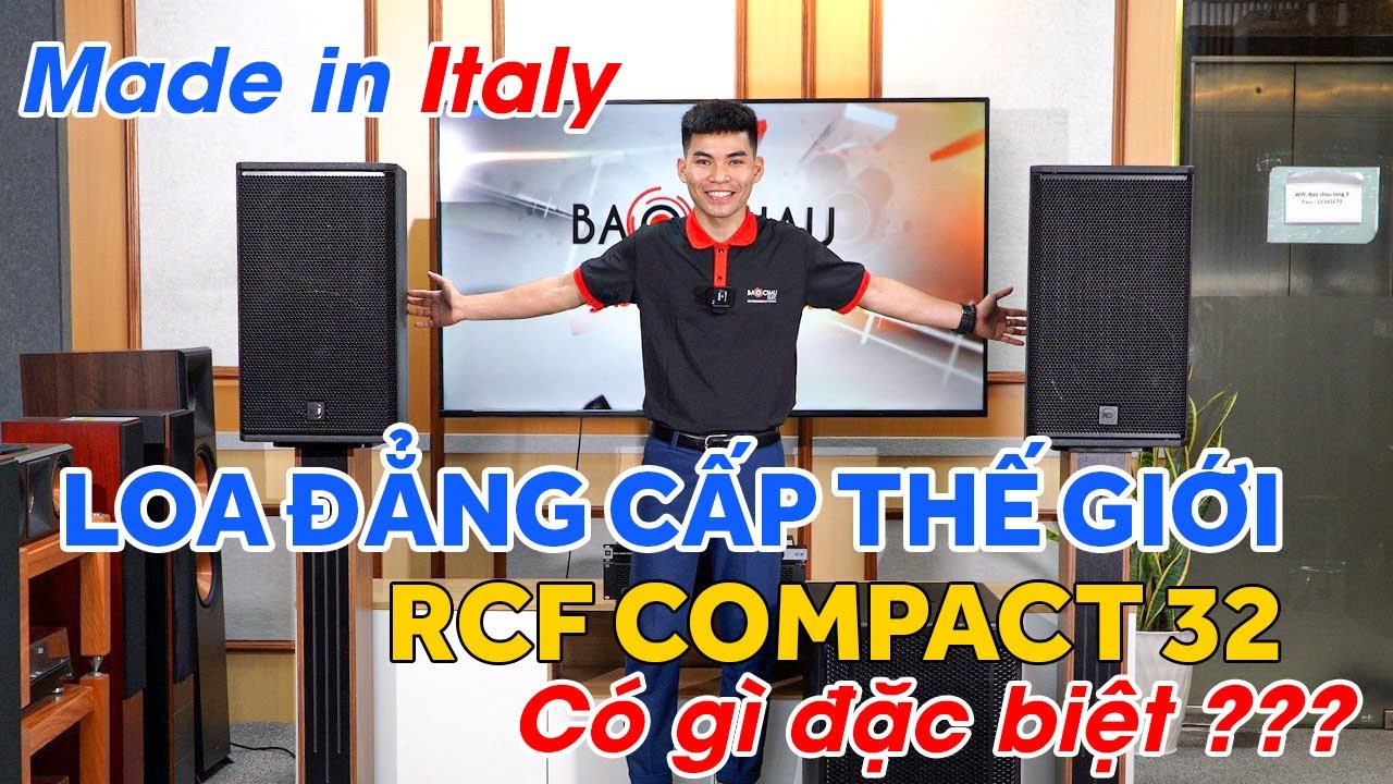 Loa RCF Compact C32 thương hiệu Italia, công suất khủng, giá rẻ