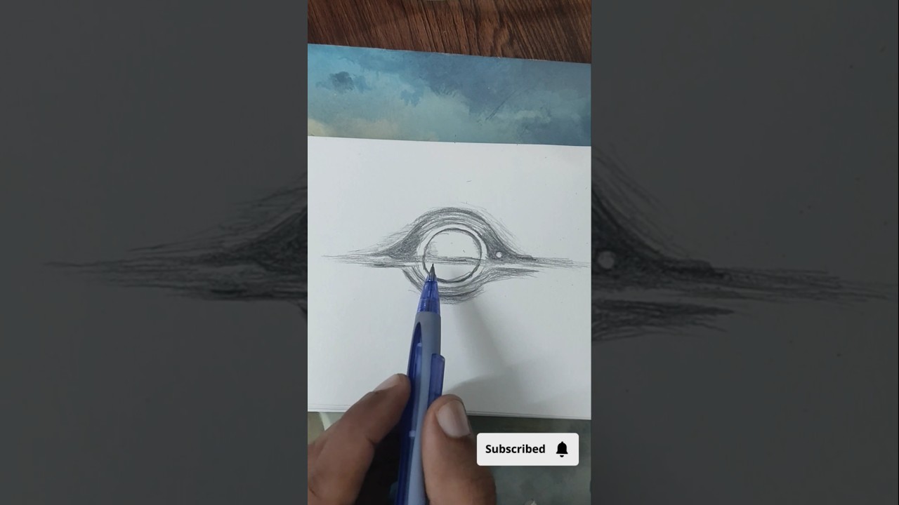 I Drew the Black Hole from Interstellar