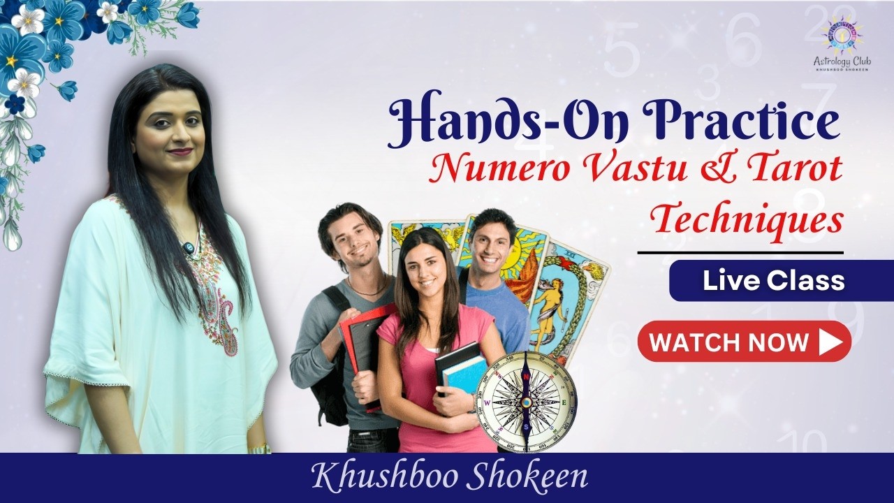 ✨ Numerology online Class | Live Prediction Case Studies | Astrology Club by Khushboo Shokeen ✨