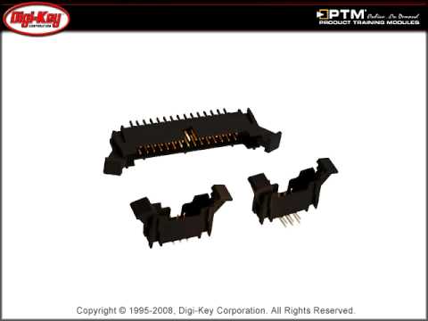 3M™ 2mm Latch/Eject Header, 1552 Series
