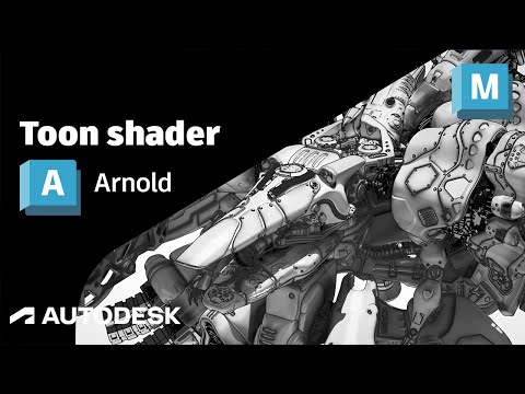 Arnold Tutorial: Toon shading an assault mech model in MtoA