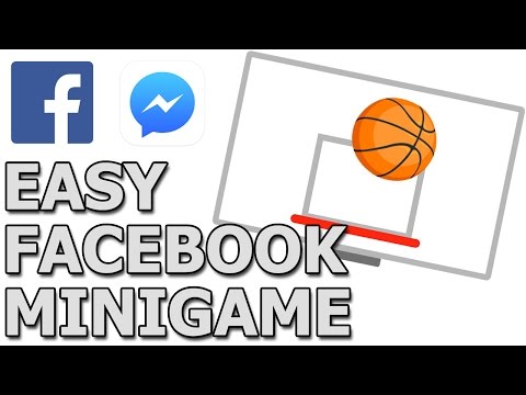 How to play basketball hoops game in facebook messenger?