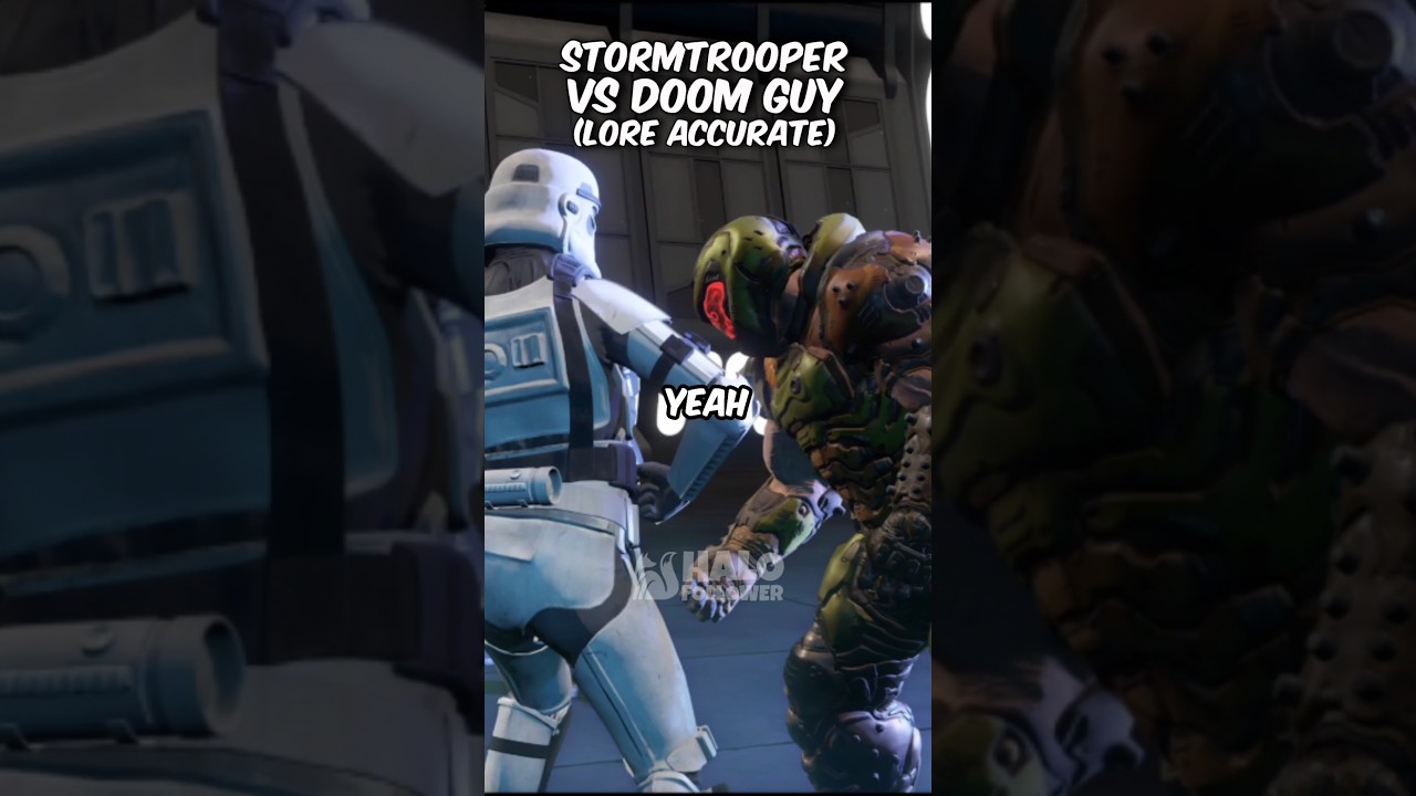 Doom Slayer vs Stormtrooper (lore accurate)