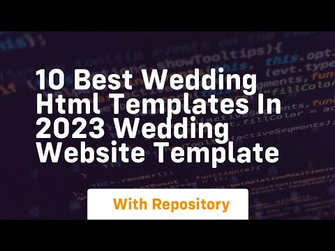 10 best wedding html templates in 2023 wedding website template