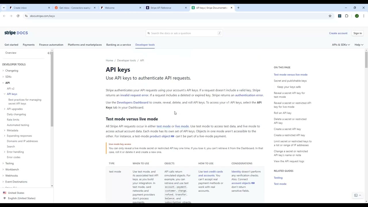 Connectors - API: Read the docs