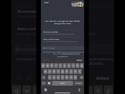 Cara Bikin Ide Bio Instagram dan Tiktok Keren Pakai ChatGPT #chatgpt #bioinstagram