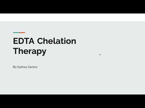 EDTA Chelation Therapy