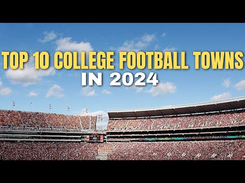 TOP 10 College Football Towns in America @urbangeohub