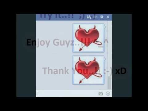 Facebook Chat Emoticon - Devil Heart