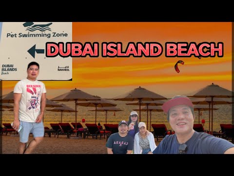DUBAI ISLAND BEACH | TOURIST SPOT IN DUBAI|Discover Dubai's Beach Scene: Island Beaches |