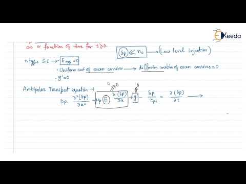 Demystifying Ambipolar Transport : GATE Electronic Devices Numerical 1 Video Lecture ...