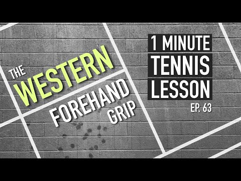 The Western Forehand Grip - 1 Minute Tennis Lesson (Ep.63) #shorts