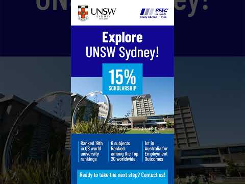 UNSW is Ranked 19th overall in the QS World University Rankings 2025.