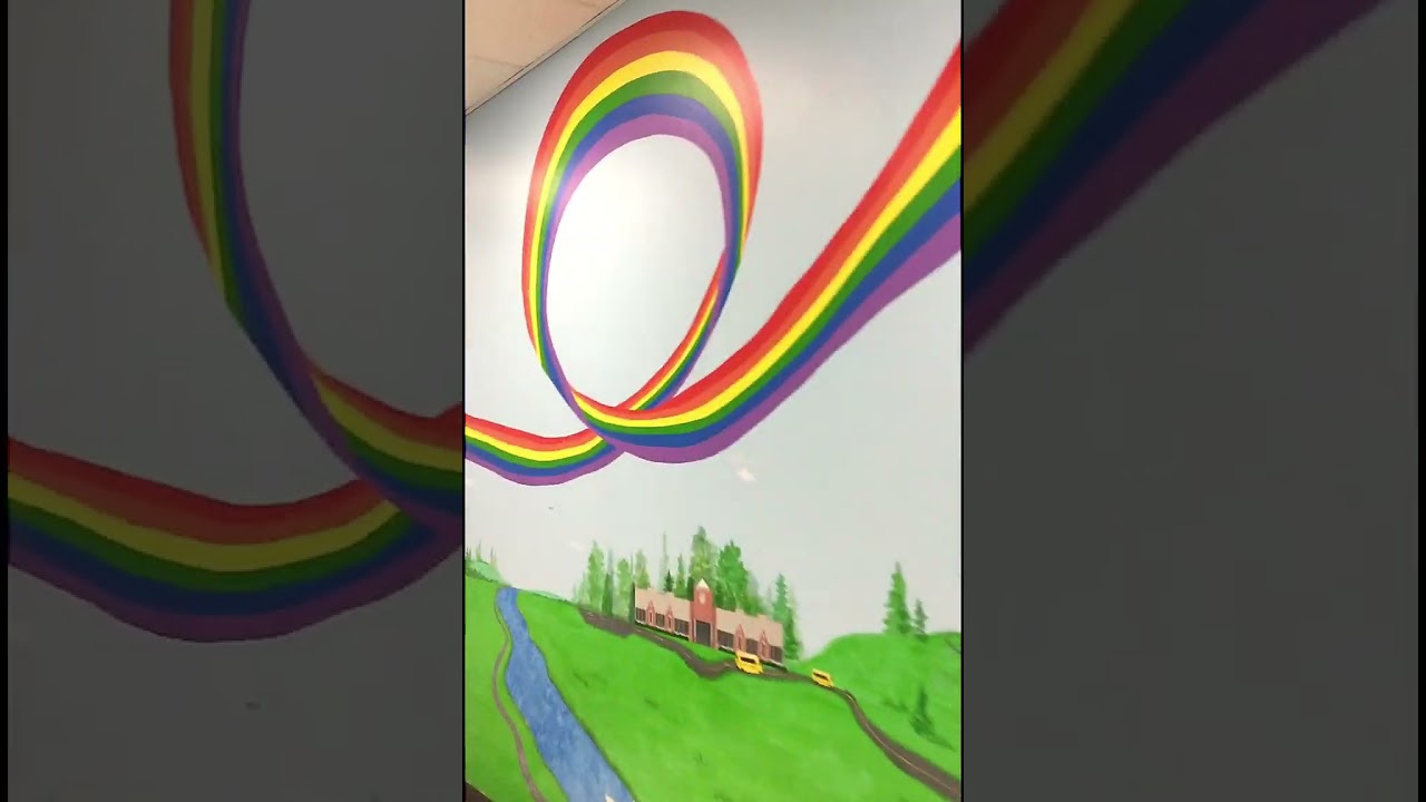 Creating a Vibrant Learning Space: Preschool Hallway Mural Transformation!