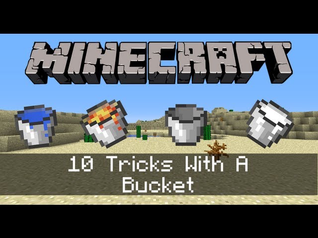 How to make a bucket in Minecraft