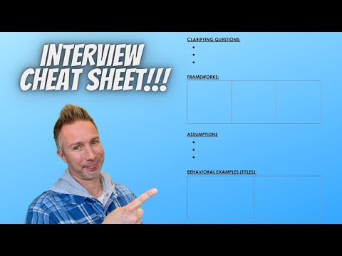 Video Interview Notes / Cheat Sheet