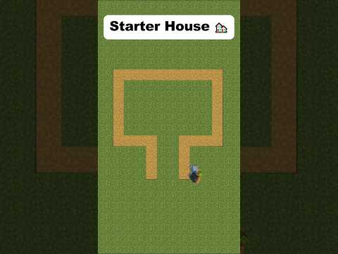 Best Starter House Build Tutorial 🏡 #minecraft