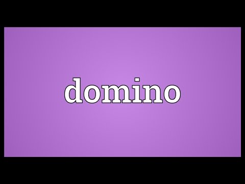Domino Meaning