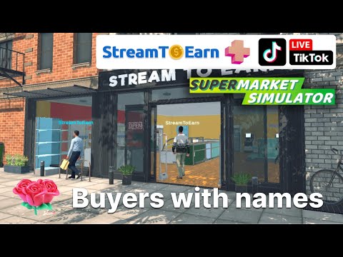 Supermarket Simulator mod. Interactive TikTok Live game by StreamToEarn