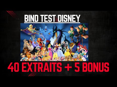 BLIND TEST 40 EXTRAITS SPECIAL DISNEY!!!